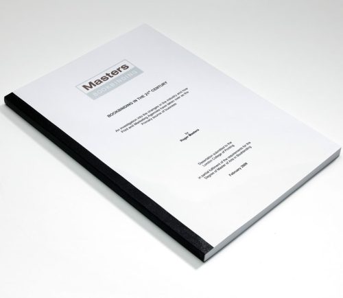Masters | Thesis Binding Gallery
