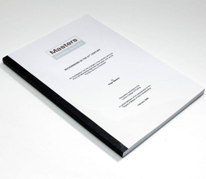 Thesis Binding Gallery | Masters